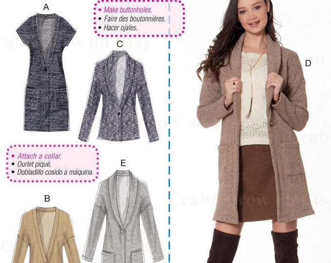 Butterick 6838 Sewing Pattern Misses Very Loose Fitting Nightgown in ...