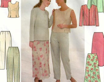 Vogue V8911 Sewing Pattern Misses Oversized Unlined Jacket Sleeveless ...