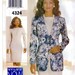 Butterick R10563 (B6738) Sewing Pattern Misses Jacket Sleeveless Dress ...