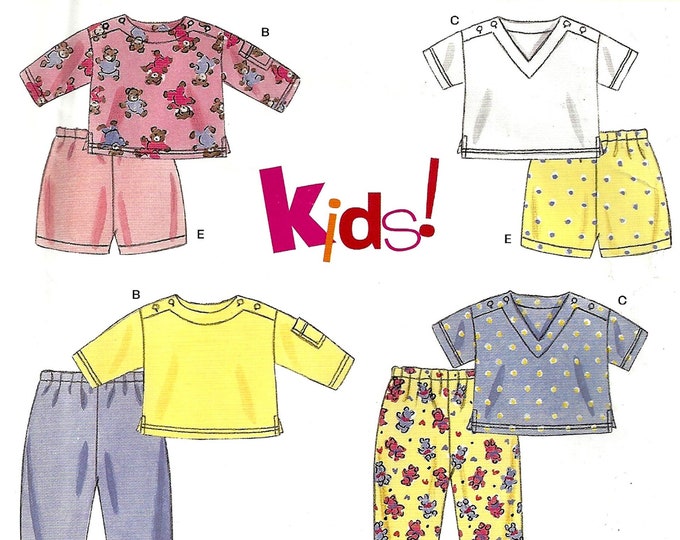 New Look 6112 Sewing Pattern for Babies Dress or Top Pants or Shorts Sz ...