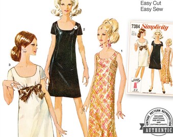 Simplicity S9594 Sewing Pattern Misses 1960s Vintage Reproduction Jiffy ...