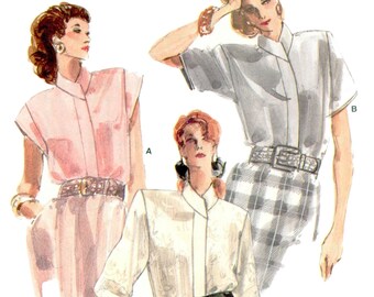 Vogue 8430 Sewing Pattern Misses Vintage 80s Loose Fitting Straight ...
