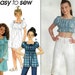 Simplicity 4220 Sewing Pattern Misses Easy to Sew Skirt Cropped Pants ...