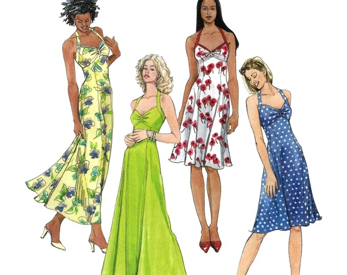 Mccalls M4444 Sewing Pattern Laura Ashley Misses Dresses in Two Lengths ...