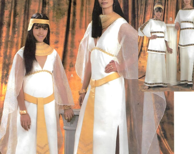 Mccalls 4216 Sewing Pattern for Misses Cleopatra and Greek Costumes Sz ...