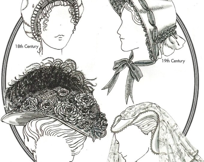 Butterick B4210 Sewing Pattern Making History Set of Historical Hats ...