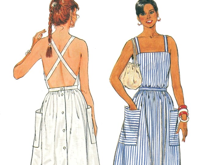 Butterick 6610 Sewing Pattern Misses Vintage 80s Fast and Easy Criss ...