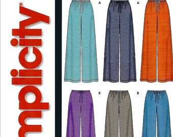 Butterick B6851 Sewing Pattern Misses No-side-seam Shorts Capris and ...