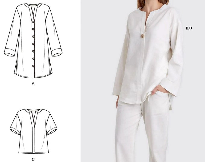 Simplicity 8655 Sewing Pattern Misses High-waisted Pants and Tie Top by ...