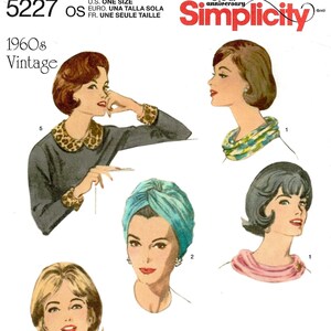 Simplicity 5227 Sewing Pattern Misses Vintage 60s Reproduction Ring ...