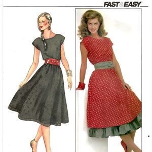 Butterick 4395 Sewing Pattern Misses Fast and Easy Vintage 80s Loose ...