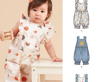 New Look 6578 Sewing Pattern for Toddler Girls Easy A-line Dress With ...