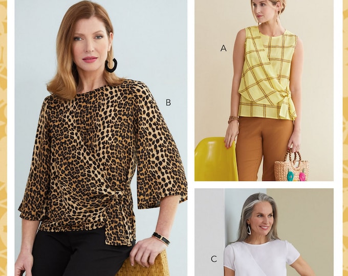 Butterick B5812 Sewing Pattern for Misses Easy Dress and Slip With ...