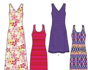 New Look 6891 Sewing Pattern Misses Easy Pullover Tops With Neckline ...