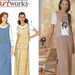 Simplicity 8655 Sewing Pattern Misses Vintage 90s Pullover Straight ...
