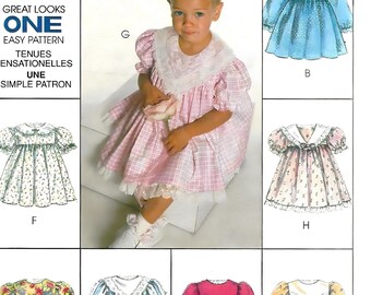 Simplicity 1382 Sewing Pattern Girls Sleeveless Dress With Back Cutout ...