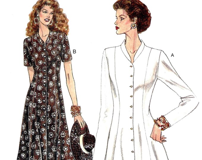 Vogue 9162 Sewing Pattern Misses Very Easy Fit and Flared Desses With ...