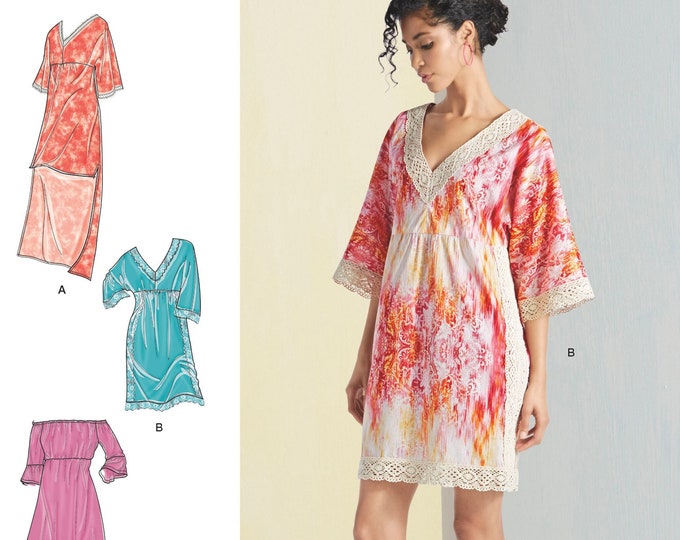 Simplicity 8332 Sewing Pattern Misses Easy-to-sew Empire Waist Dress ...