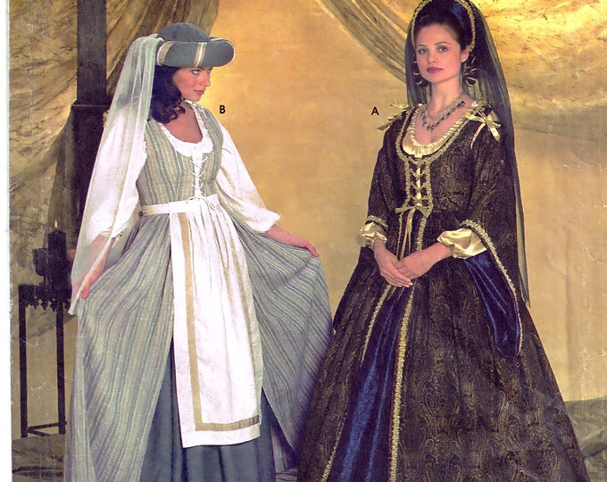 Simplicity 7756 Sewing Pattern for Misses Renaissance Costumes Dress ...