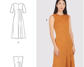 Simplicity Sewing Pattern S9223 Misses' Pleated Dress - Etsy