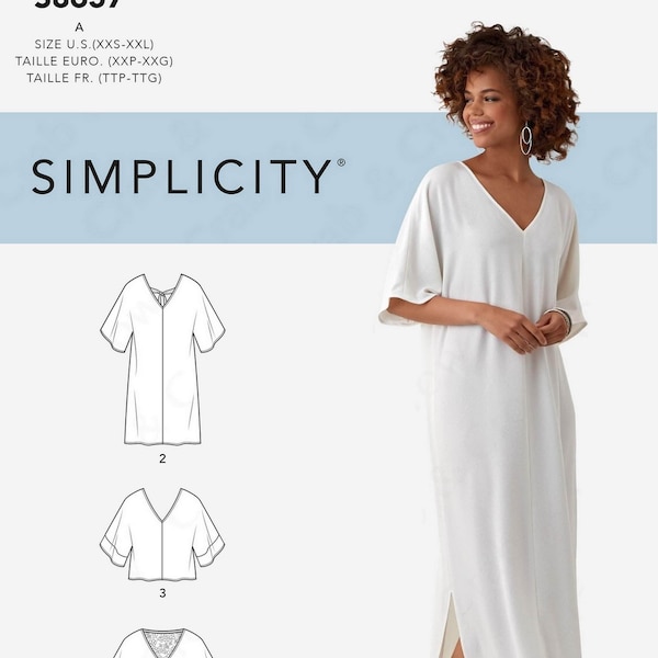 Simplicity Pattern 8657 - Etsy