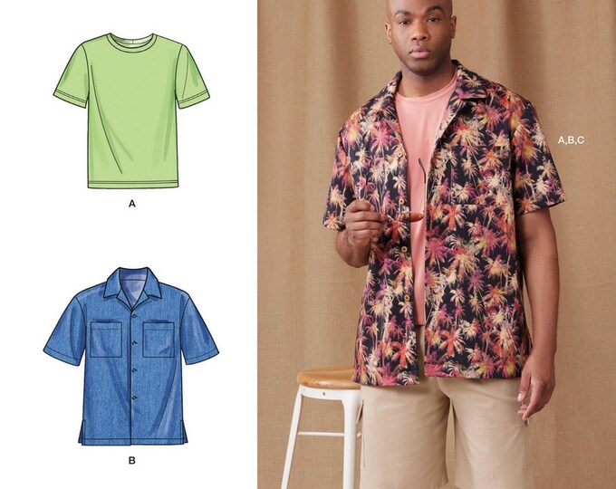 Simplicity S9191 Sewing Pattern for Men's Vests and Jacket Colorblock ...