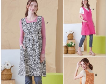 Simplicity 8152 Sewing Pattern Misses Vintage 1970s Reproduction Aprons ...