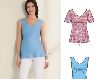 New Look 6430 Sewing Pattern Misses Sheath Dress With Attached Long or ...