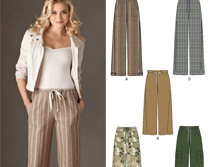 New Look 6005 Sewing Pattern for Misses Pull-on Pants With Pockets and ...