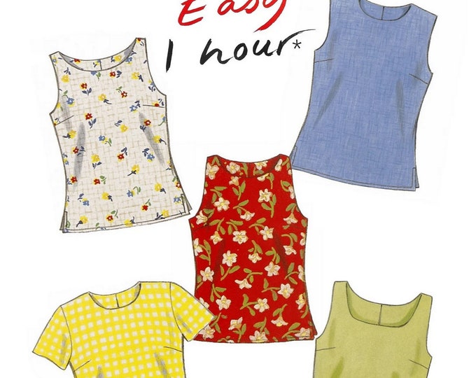 New Look 6483 Sewing Pattern for Misses Easy to Sew Set of One Hour ...