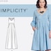 Simplicity S8910 Sewing Pattern Misses Dress With Length and Sleeve ...