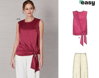 New Look 6566 Sewing Pattern for Misses Sleeveless Ankle Length Tunic ...