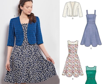 New Look 6864 Sewing Pattern for Misses Design Your Dresses Mix and ...