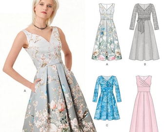 New Look 6229 Sewing Pattern Misses Easy 2-hour Dresses Optional ...