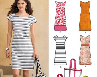 New Look 6125 Sewing Pattern Misses Easy to Sew A-line Shift Dress With ...