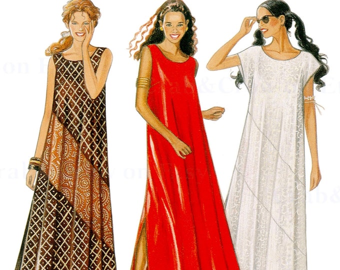 New Look 6229 Sewing Pattern Misses Easy 2-hour Dresses Optional ...