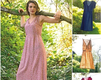 Simplicity 8292 Sewing Pattern Misses Dress With Three Sleeve Options ...