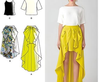 Simplicity 1887 Sewing Pattern Misses Easy to Sew Pants in Two Lengths ...