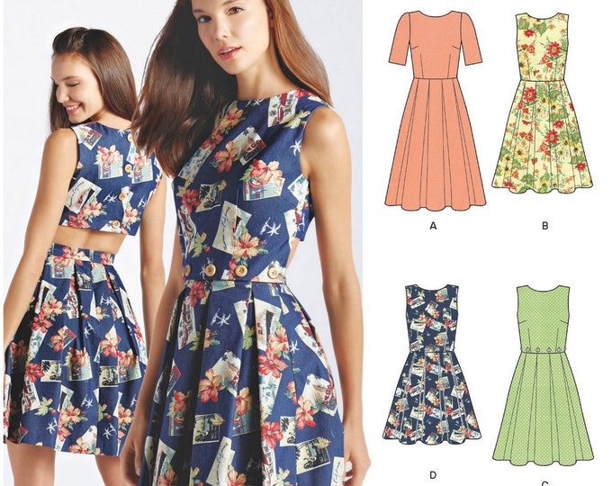 Simplicity S8695 Sewing Pattern Misses 1930s Reproduction Vintage Set ...