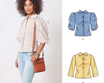 New Look 6516 Sewing Pattern Misses Easy Peasant Skirts in Two Lengths ...