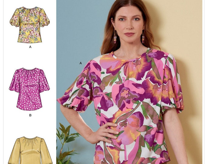 Mccalls M8045 Sewing Pattern Misses Narrow Leg Pants With Front and ...