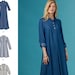 Simplicity S8983 Sewing Pattern Misses Pullover Banded Collar Dresses ...
