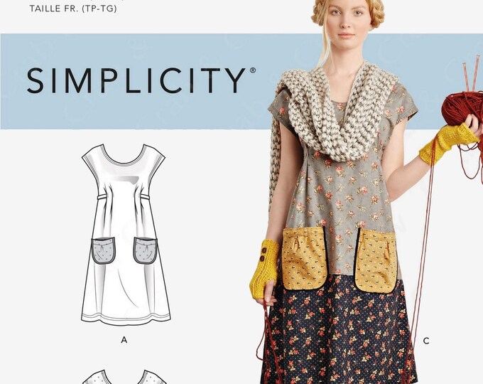 Simplicity S9122 Sewing Pattern for Misses Boho Chic Dress or Tunic Top ...
