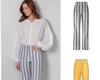 New Look 6516 Sewing Pattern Misses Easy Peasant Skirts in Two Lengths ...