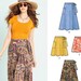 New Look 6456 Sewing Pattern Misses Easy Wrap Skirts in Four Lengths Sz ...