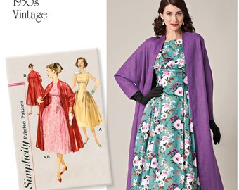 Simplicity 8013 Sewing Pattern Misses Vintage 70s Reproduction Lined ...