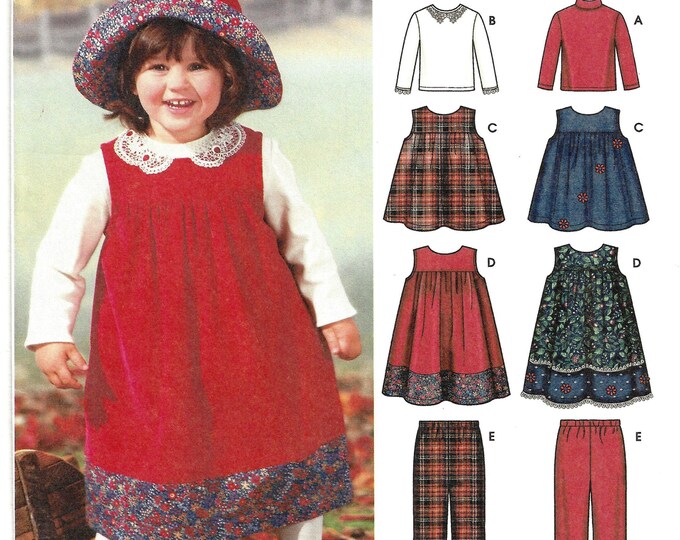 Simplicity 7994 Sewing Pattern for Toddlers Button Front Shirt Pullover ...