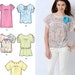 Simplicity 2596 Sewing Pattern Misses Top in Two Lengths With Trim ...