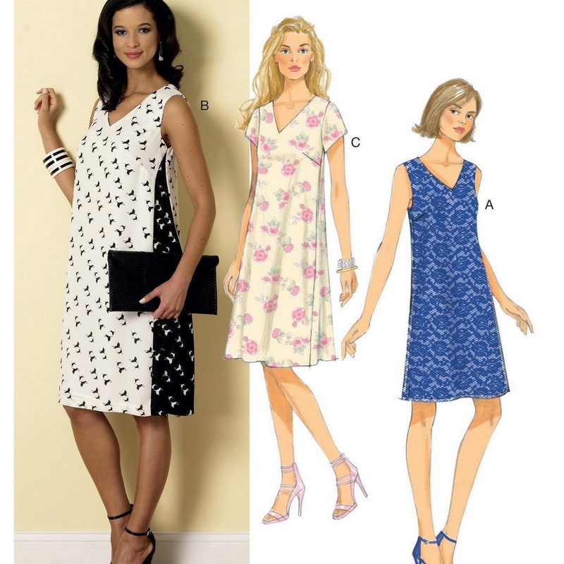 Panel Dress Pattern - Etsy
