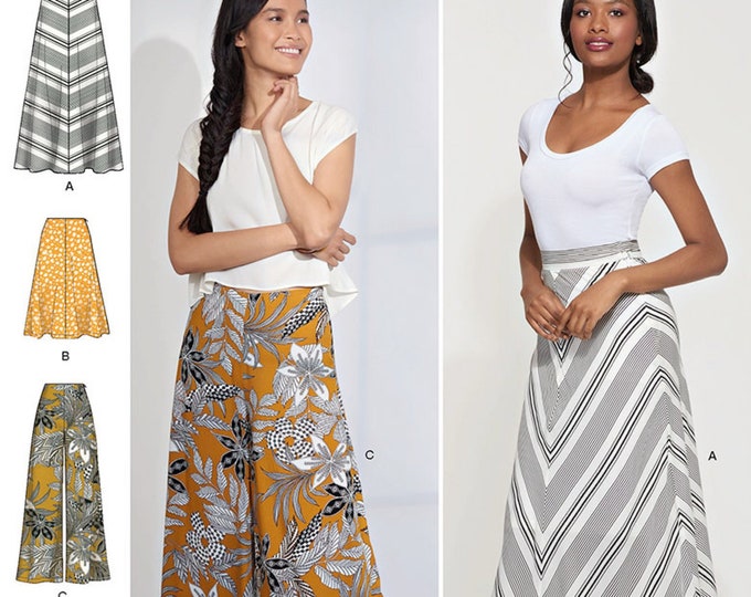 Simplicity S8885 Sewing Pattern Misses Skirt and Pants Each in Two ...